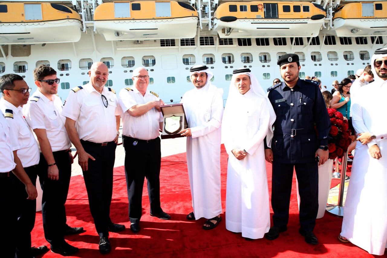 Doha welcomes its first American Mega Cruise Ship, Jewel of the Seas ...